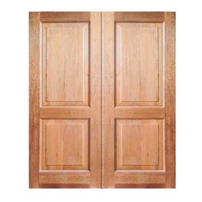 Solid Two Panel Double Wooden Doors - Heavy 1626x2332 | Johannesburg ...