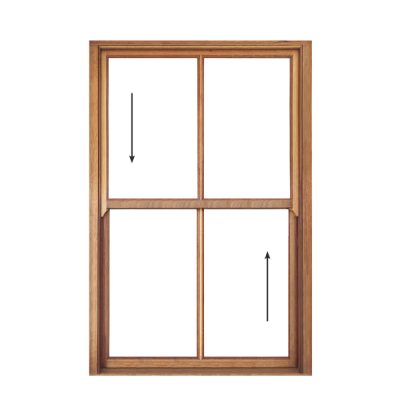 Victorian Sliding Sash Wooden Window Size 1200 x 1800 Meranti